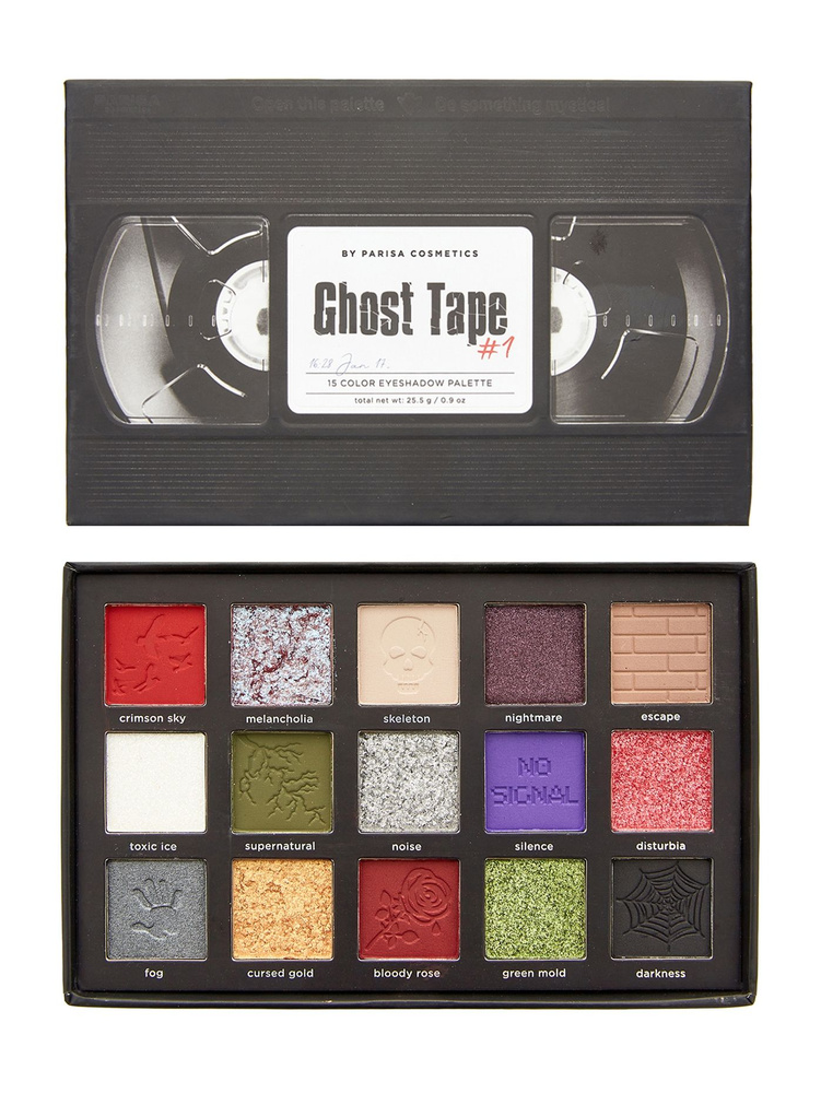 PARISA COSMETICS Набор теней для век Ghost Tape С2315-1, 26г - купить с ...