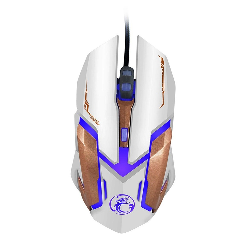 Игровая мышь проводная Jeqang JM-560, белый - купить по выгодной цене в интернет-магазине OZON