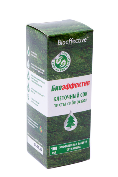 Клеточный сок пихты сибирской БиоЭффектив/BioEffective, 100 мл — купить ...