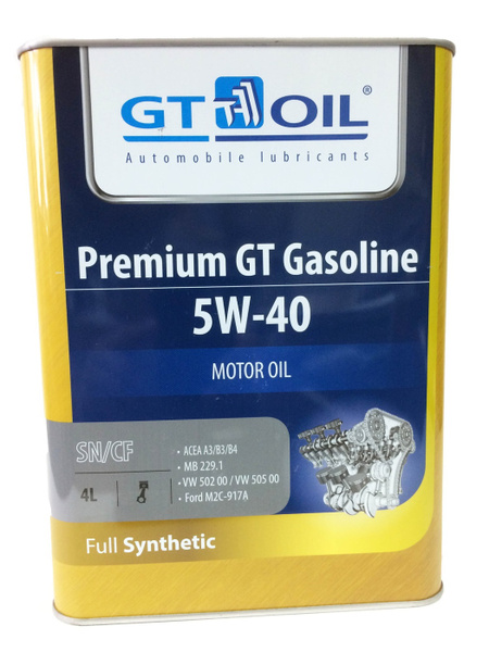 Масло моторное GT OIL 5W-40 Синтетическое - купить в интернет-магазине ...
