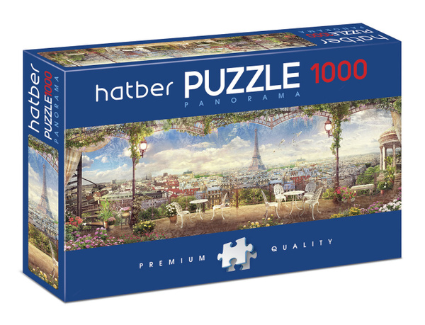 Пазлы Hatber premium панорама"Парижские Каникулы" 1000 элементов 960x330 мм купить на OZON по ...