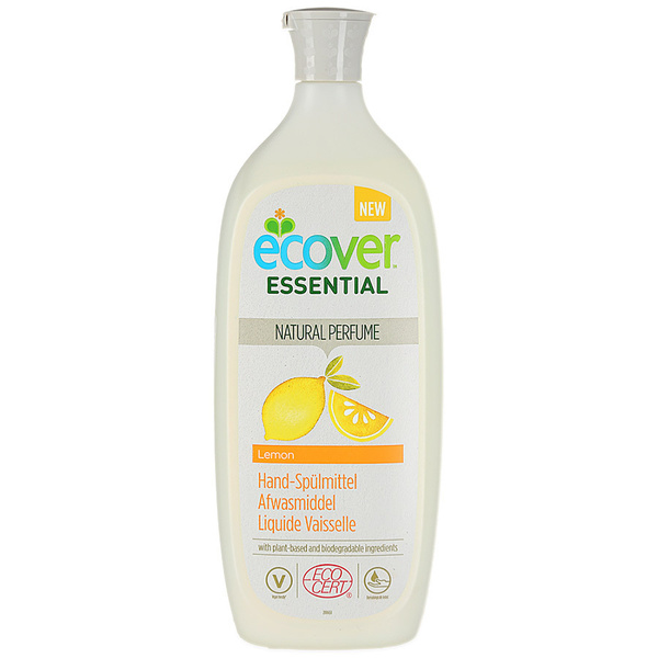 Ecover Экологическая жидкость для мытья посуды Лимон (ECOCERT) Essential 500 мл - купить с ...