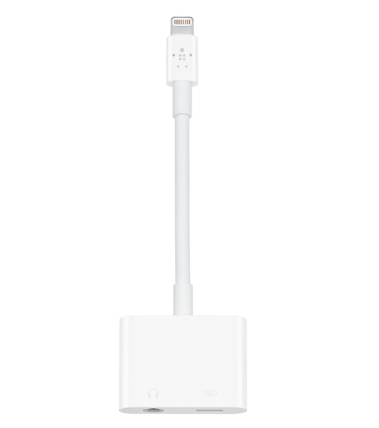 Адаптер переходник LDH 2 в1 Lightning на Lightning и Jack 3,5(наушники ...