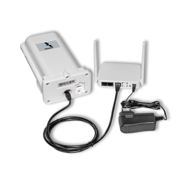 Комплект усилитель мобильного интернета Триколор DS-4G-5kit, белый ...