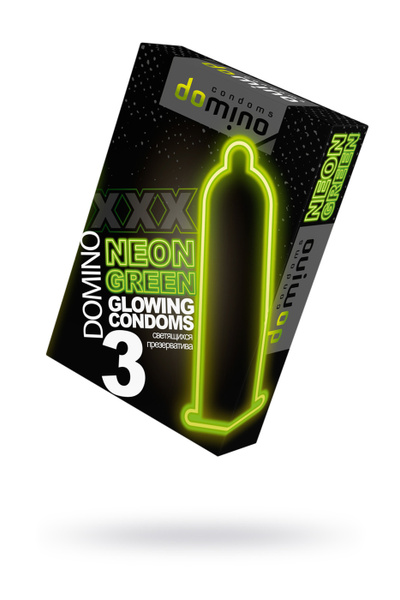 Luxe презервативы Domino Neon светящиеся в темноте для любителей