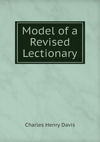 Model of a Revised Lectionary - купить с доставкой по выгодным ценам в ...