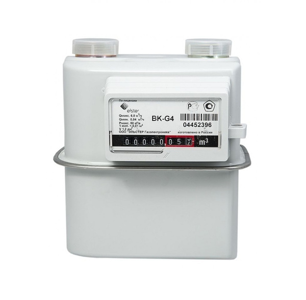 Счётчик газа бытовой BK-G4 правый купить на OZON по низкой цене ...