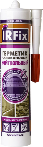Силиконовый Герметик IRFix, Для дерева, прозрачный - купить по низким ценам в интернет-магазине ...