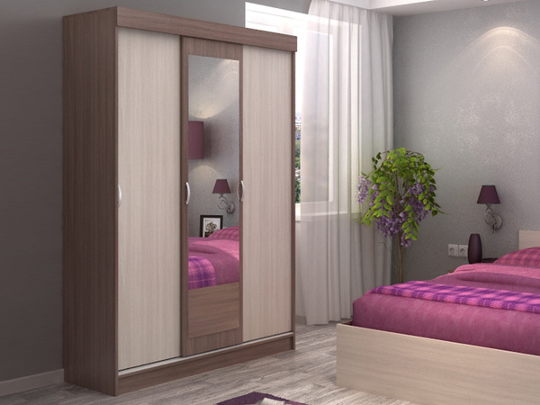 Шкаф-купе БТС Шкаф-купе_БТС30031_БТС, 130x52x202 см - купить по ...