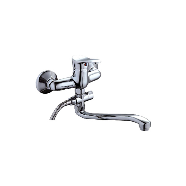 Смеситель LEDEME L2114-B Латунь, Металл Аэратор, Жесткая подводка ...