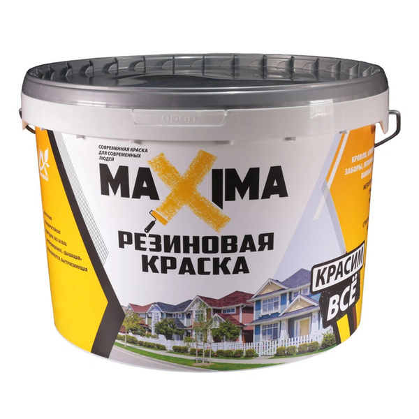 Резиновая краска MAXIMA №105 Тайга 11 кг купить на OZON по низкой цене ...