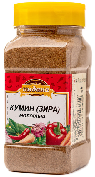 Кумин (Зира) молотый Индана 230 гр./ 500 мл., с дозатором - купить с ...