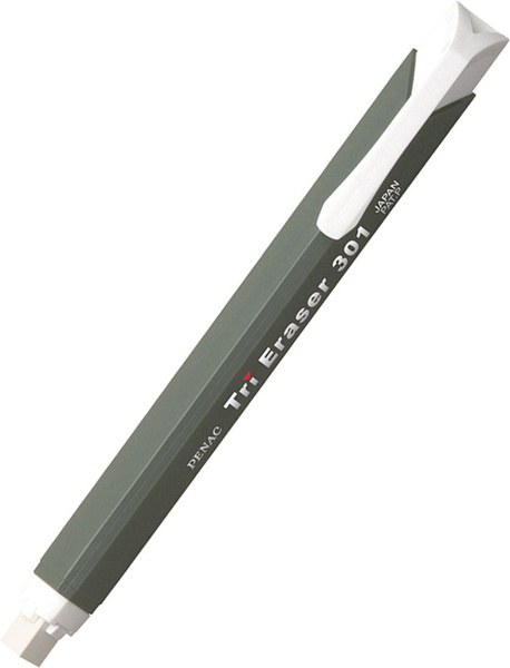 Ластик автоматический PENAC TRI ERASER треугольный, пластиковый, с ...
