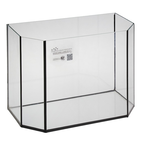 Аквариум панорамный без крышки, 30 литров, 46 х 20 х 33 см - купить с ...