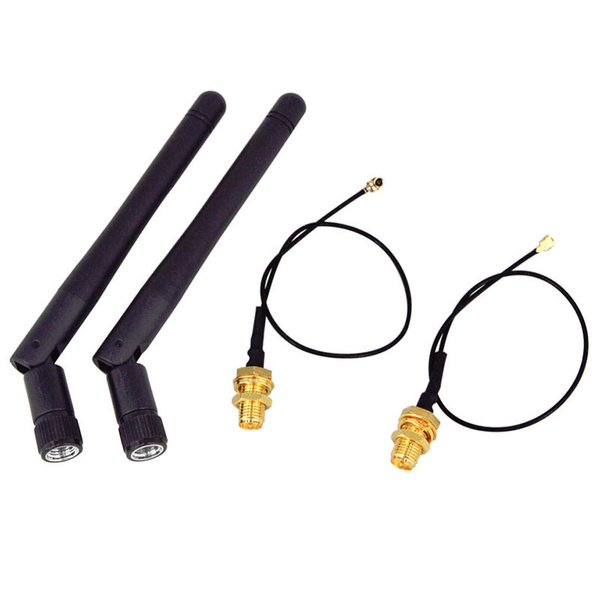 2 шт./лот 2,4 ГГц 3DBi WiFi 2,4G антенна антенна RP-SMA мужской ...