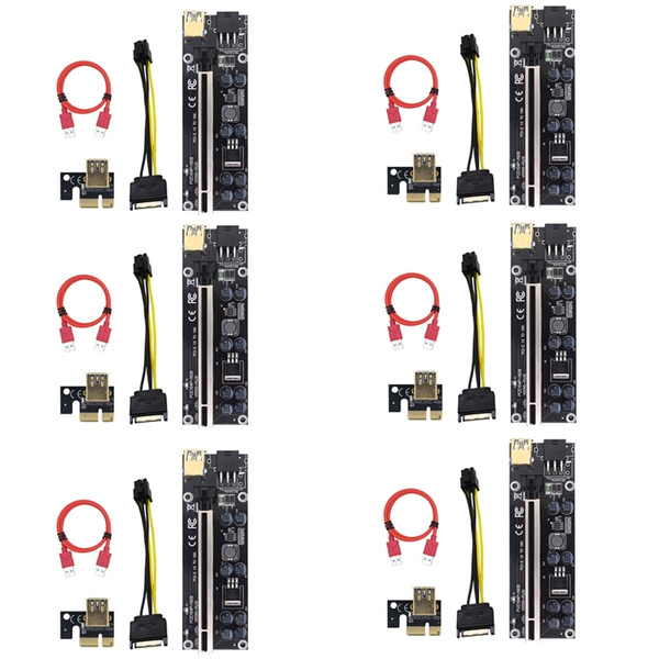 Карта PCI-E Riser 009S Plus PCIE PCI E Extender GPU X16 USB 3.0(A ...