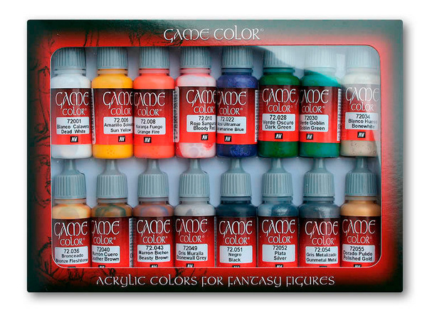 Набор красок Vallejo GAME COLOR SET: INTRODUCTION (16) - купить с ...