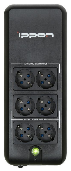 ИБП Резервный (Back UPS) Ippon, 600 В·А купить по выгодной цене в интернет-магазине OZON ...