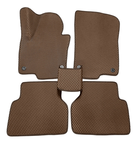 Коврики в салон автомобиля EvaTeka 7PM/, цвет коричневый - купить по выгодной цене в интернет ...