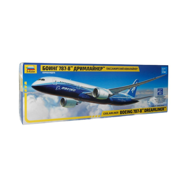 Сборная модель "ZVEZDA" 7008 Пассажирский авиалайнер Боинг 787-8 ...