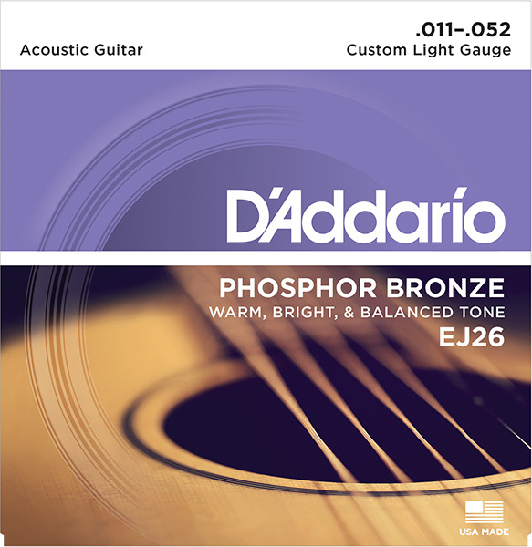 PHOSPHOR BRONZE Струны для акустической гитары фосфорная бронза Custom ...
