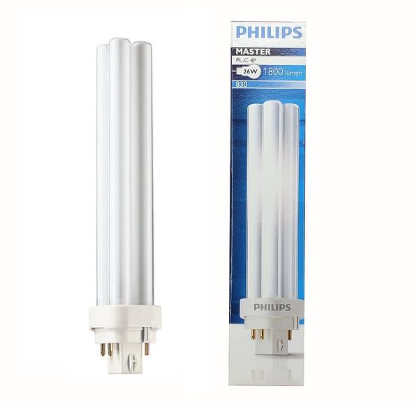 Люминесцентная (энергосберегающая) Лампочка Philips lighting G24q-3 1800 Лм 3000 К - купить в ...