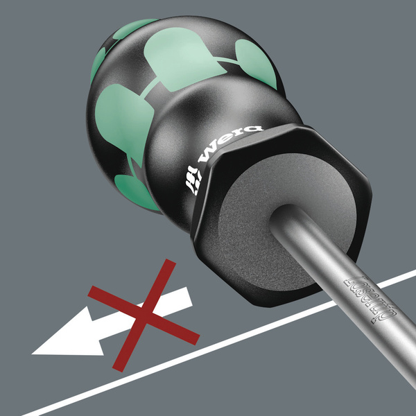 Отвёртка-битодержатель WERA 813 R Kraftform Plus, патрон Rapidaptor, 1/ ...