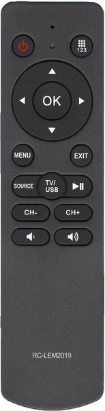 Пульт ДУ HUAYU RC-LEM2019 для телевизора BBK черный - купить по выгодной цене в интернет ...
