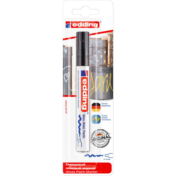 Edding Маркер Лаковый, толщина: 3 мм, 1 шт. - купить с доставкой по ...