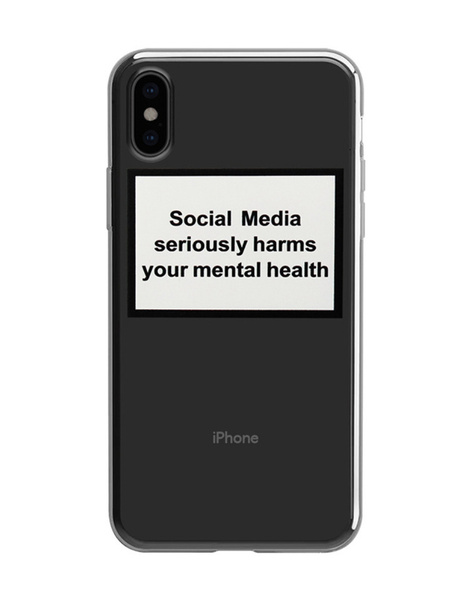 Чехол для iPhone 12, чехол на айфон 12, прозрачный, социальные сети ...
