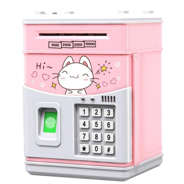 Электронная копилка с кодом для детей детский сейф Pink Cat купить на ...