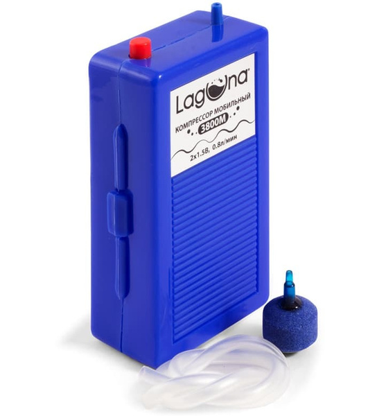 Аквариумный компрессор Laguna 3800М, на батарейках купить на OZON по низкой цене (890490483)