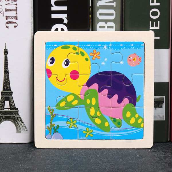 Пазл для маленьких First Puzzle "Морские животные" 9 элементов Десятое ...