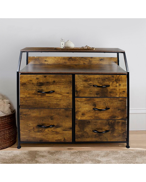 Комод ESTARES WOOD-001, 83.5x29x87 см, 5 ящ. купить c доставкой на OZON ...