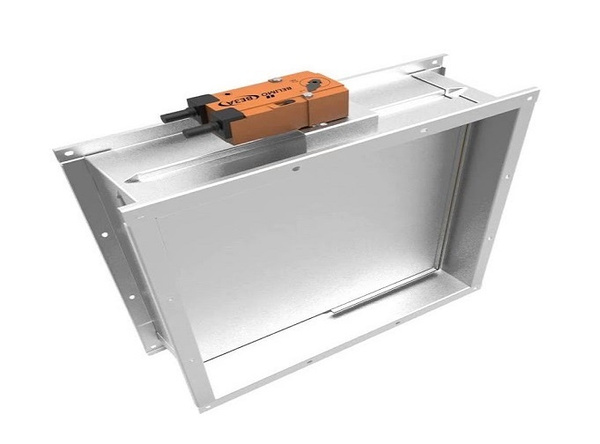 Клапан воздушный ВЕЗА КПУ-1Н-3-Н 300х300мм (с элект. приводом) - купить ...