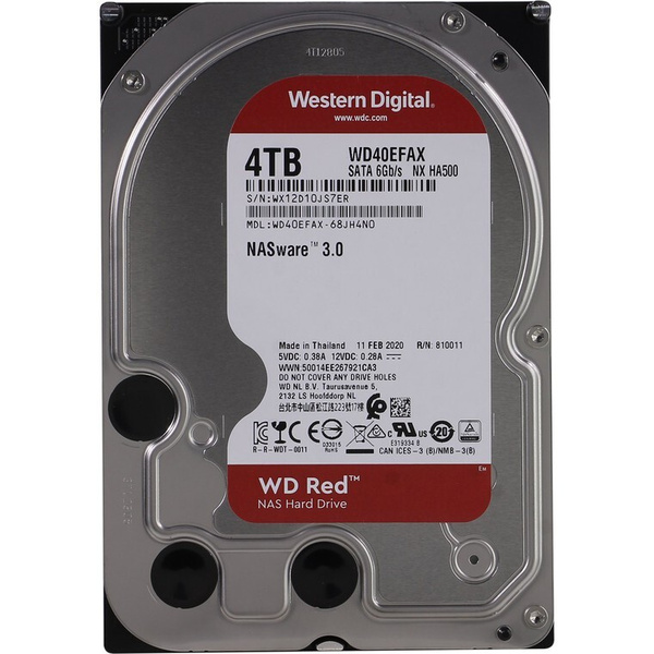 4 ТБ Внутренний жесткий диск Western Digital WD40EFAX (WD40EFAX ...