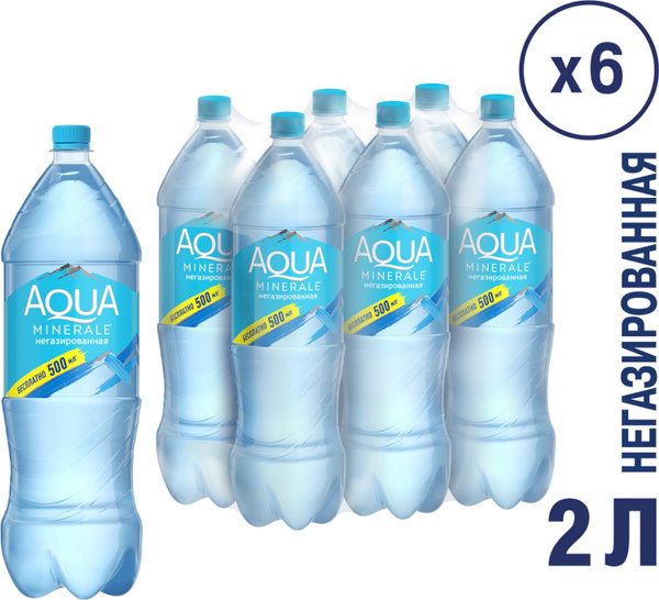 Вода питьевая Aqua Minerale Негазированная вода 2л X6 - купить с ...