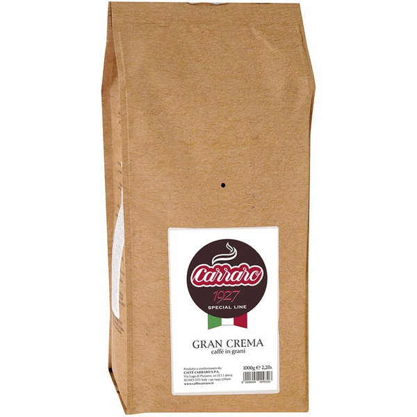 Кофе в зернах Carraro Gran Crema 1 кг - купить с доставкой по выгодным ...