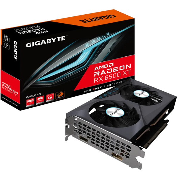 Видеокарта Gigabyte Radeon RX 6500 XT, 4 ГБ GDDR6, GDDR6 - купить по ...