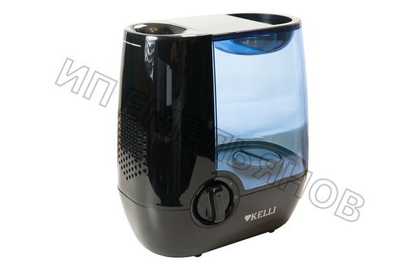 KELLI Увлажнитель воздуха KL-1724, черный, голубой - купить с доставкой по выгодным ценам в ...