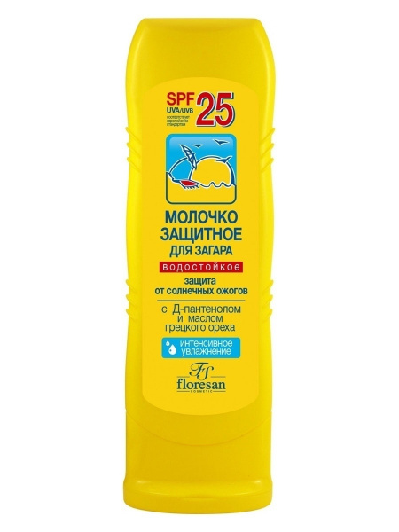 Floresan Молочко защитное для загара Защита от солнца Водостойкое, SPF ...