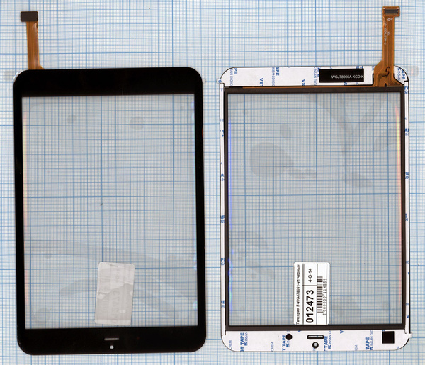 Сенсорное стекло (тачскрин) FPC-C079TL234AA2, F-WGJ78051-V1 для планшета Fly Flylife Connect 7. ...