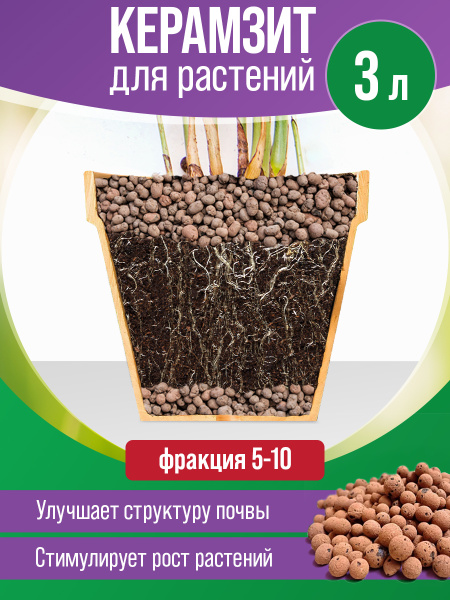 Дренаж для растений / Дренаж для цветов / Керамзит для растений ...