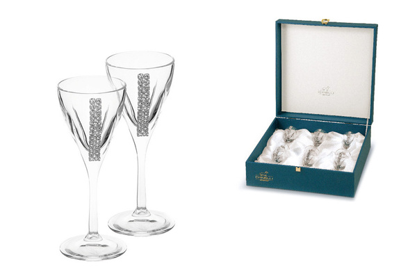 Набор рюмок Chinelli, 50 мл, Хрусталь, 6 шт купить по низкой цене с доставкой в интернет ...