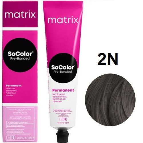 Matrix SoColor крем краска для волос 2N черный 90мл - купить с ...