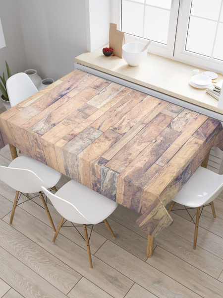 Скатерть прямоугольная JoyArty "Старые доски" из сатена, 120x145 см купить на OZON по низкой ...