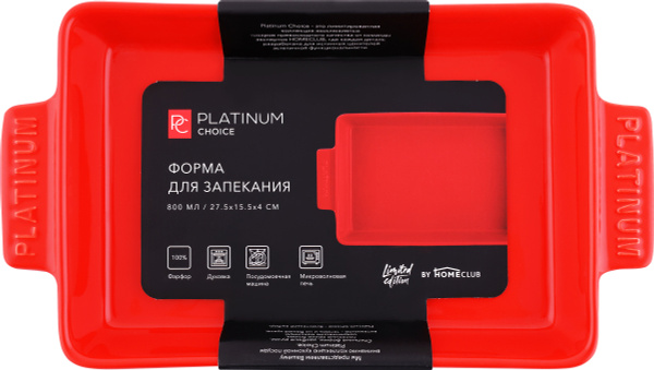 Форма для запекания PLATINUM CHOICE BY HOMECLUB 27,5x15,5см ...