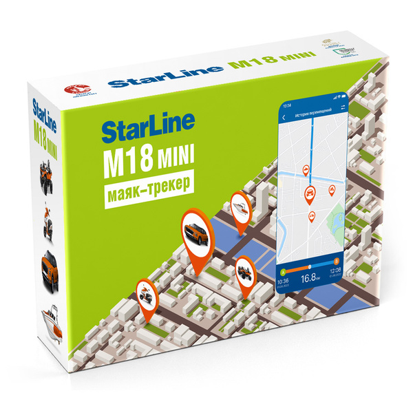 GPS-трекер StarLine Маяк-трекер M18 mini, с GPS, ГЛОНАСС купить по выгодной цене в интернет ...