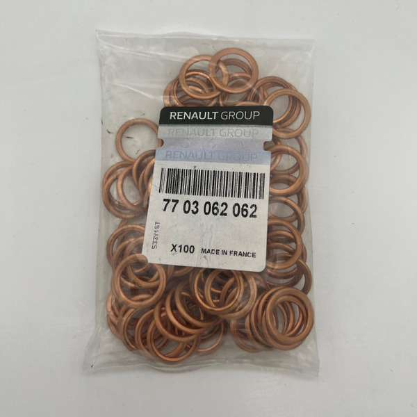 Шайба - Прокладка сливной пробки медная Оригинал, Renault/Nissan ...