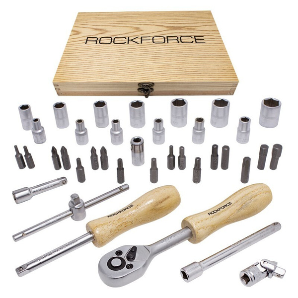 Набор инструмента RF-2382-5: 1/4" DR с 6-гранными головками 38пр. ROCKFORCE /1/20 купить на OZON ...